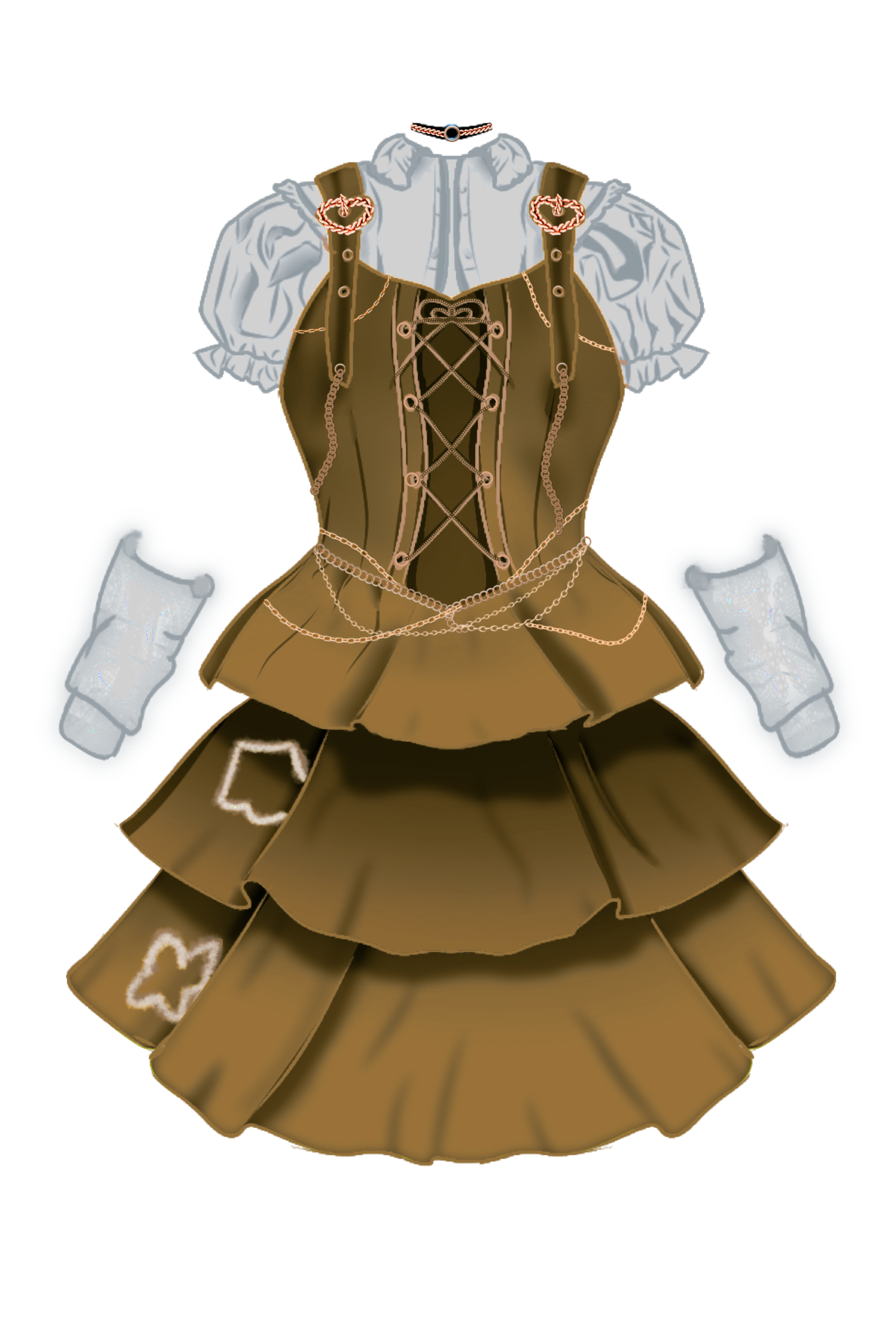 Steampunk Female outfit - ibisPaint