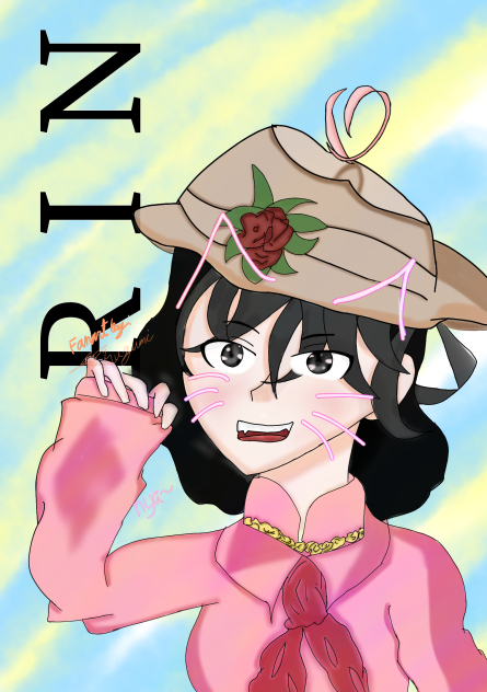 Fana art for rinsuki Eishi her oc (Rin) - ibisPaint