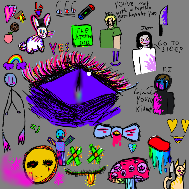 Just some silly lil doodles I made - ibisPaint