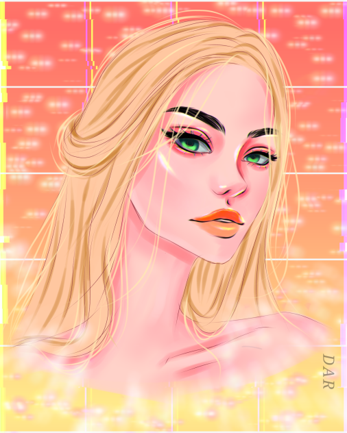 [SpeedPainting] yellow haired - ibisPaint