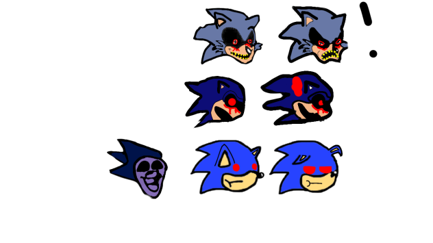 old sonic.exe - ibisPaint