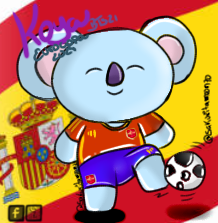 fanart de koya bts21 Eurocopa 2024 - ibisPaint
