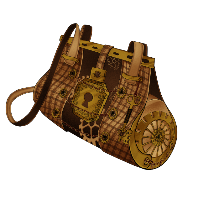 Modern Steampunk Bag - ibisPaint