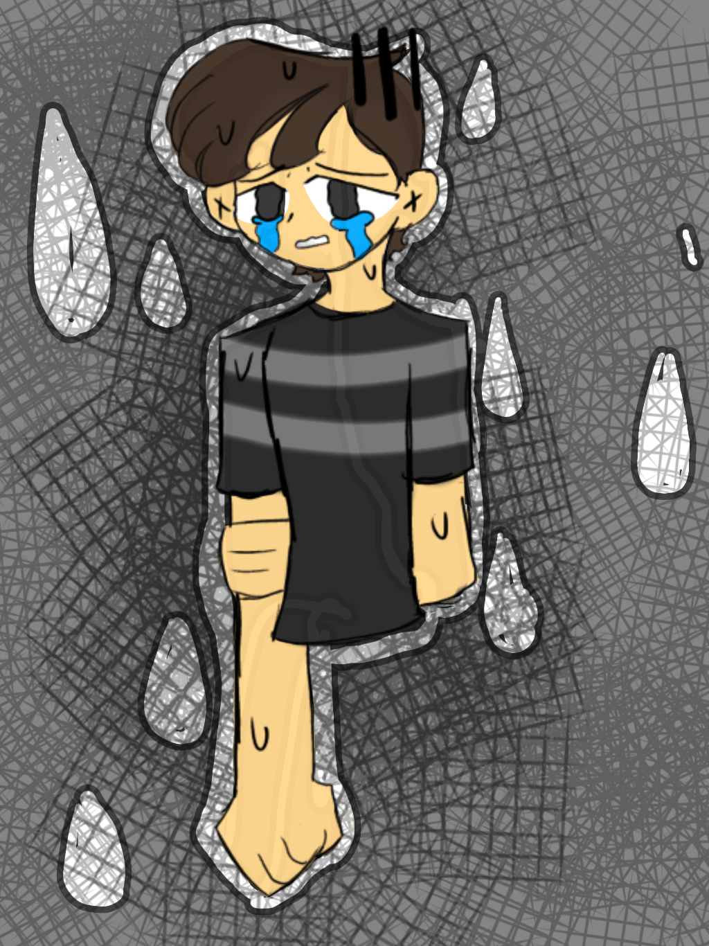 Crying child - ibisPaint