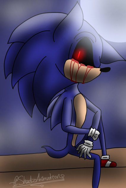 Sonic. EXE - ibisPaint