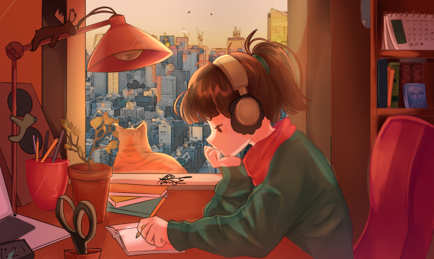 Lofi Hip Hop Girl - ibisPaint