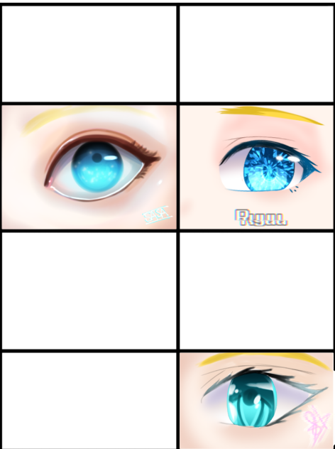 blue eye collab - ibisPaint