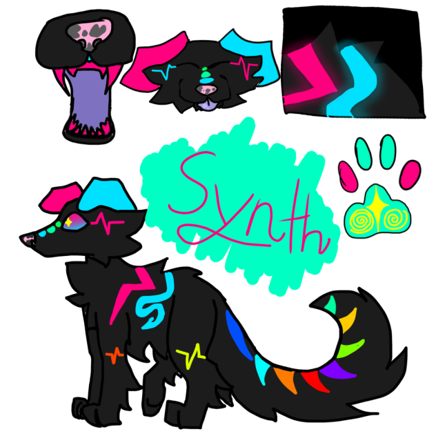 Synth - dog - ibisPaint