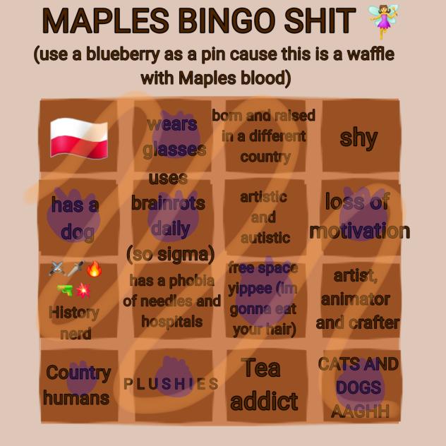 Maple bingo thingy - ibisPaint
