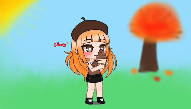 Autumn girl Gacha edit - ibisPaint