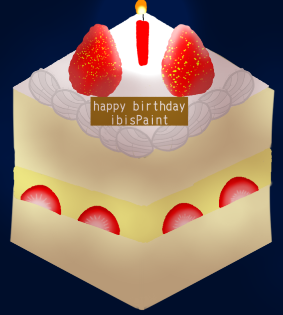 happy birthday ibisPaint th13 - ibisPaint
