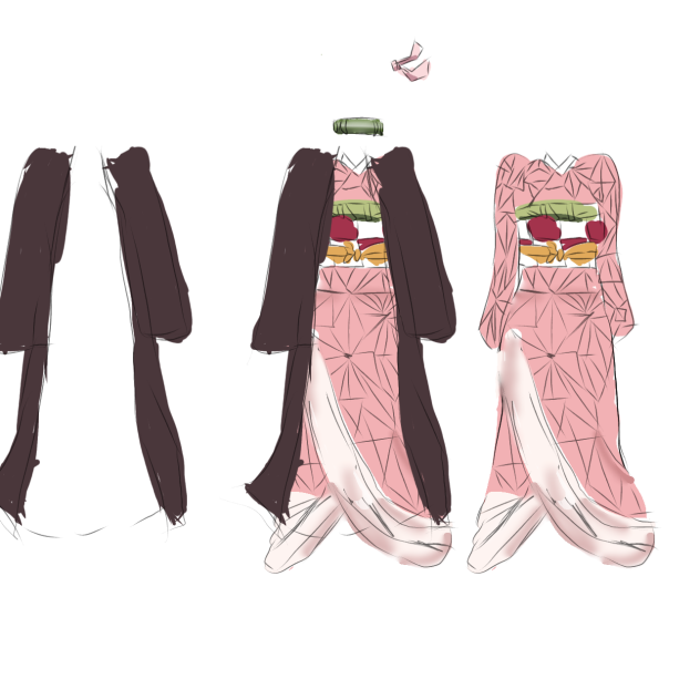 Nezuko's Clothing - ibisPaint