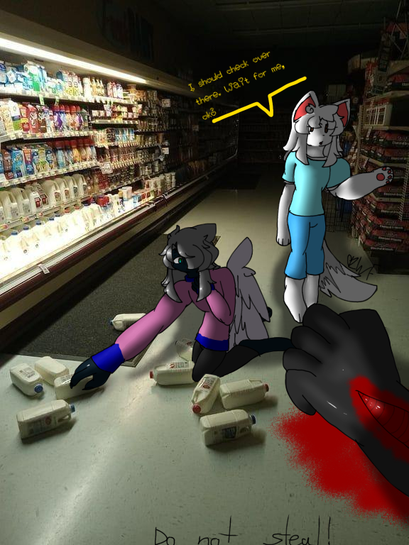 We went to get milk - ibisPaint