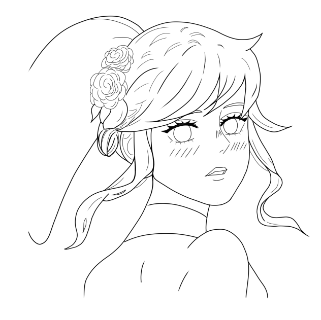 Crystal Rose Lux (LoL) line art - ibisPaint