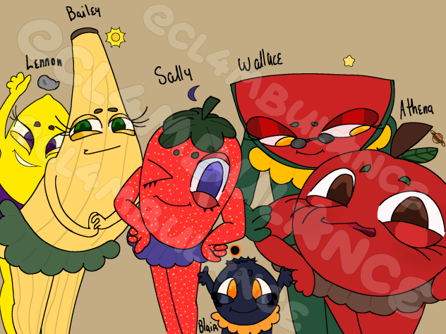 Very Magical Fruit Girls - ibisPaint