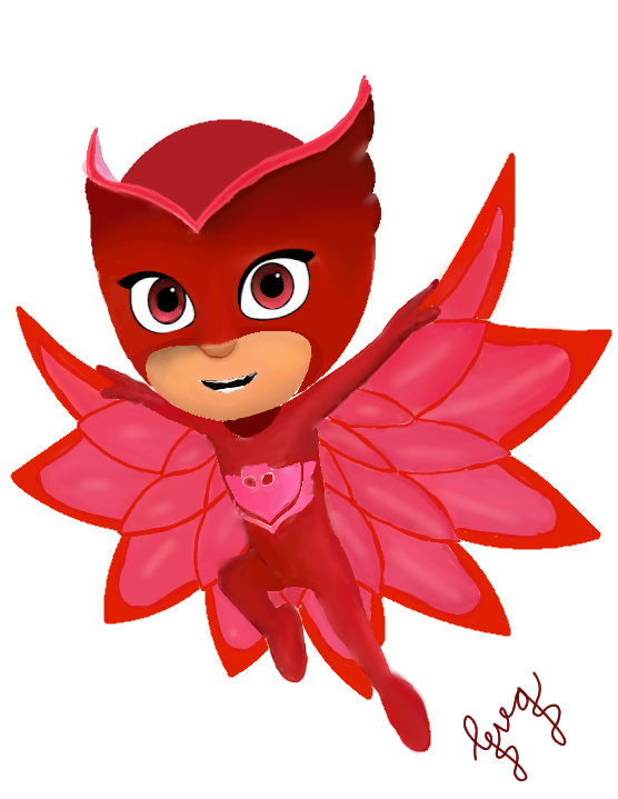 Owlette _ pj masks - ibisPaint