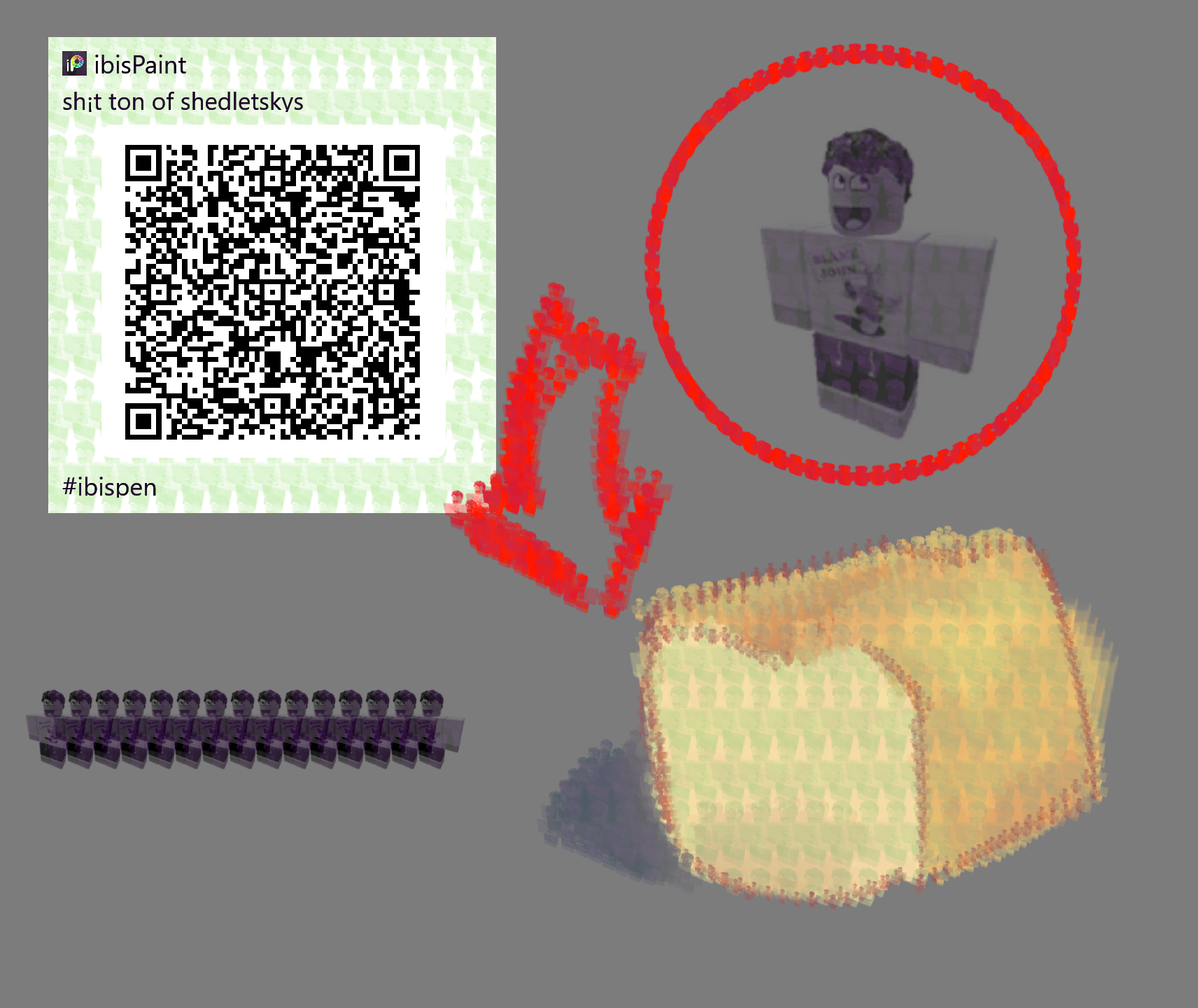 crap ton of shedletsky brush - ibisPaint