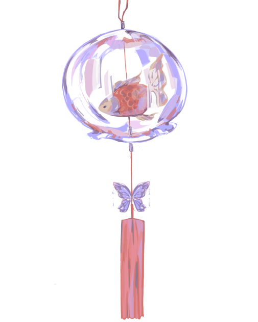 koi wind bell - ibisPaint