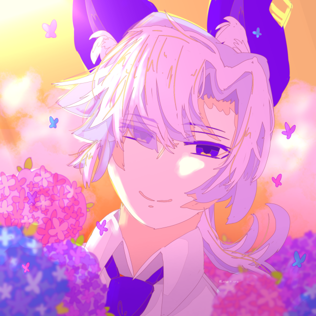 Hydrangeas flowers - ibisPaint