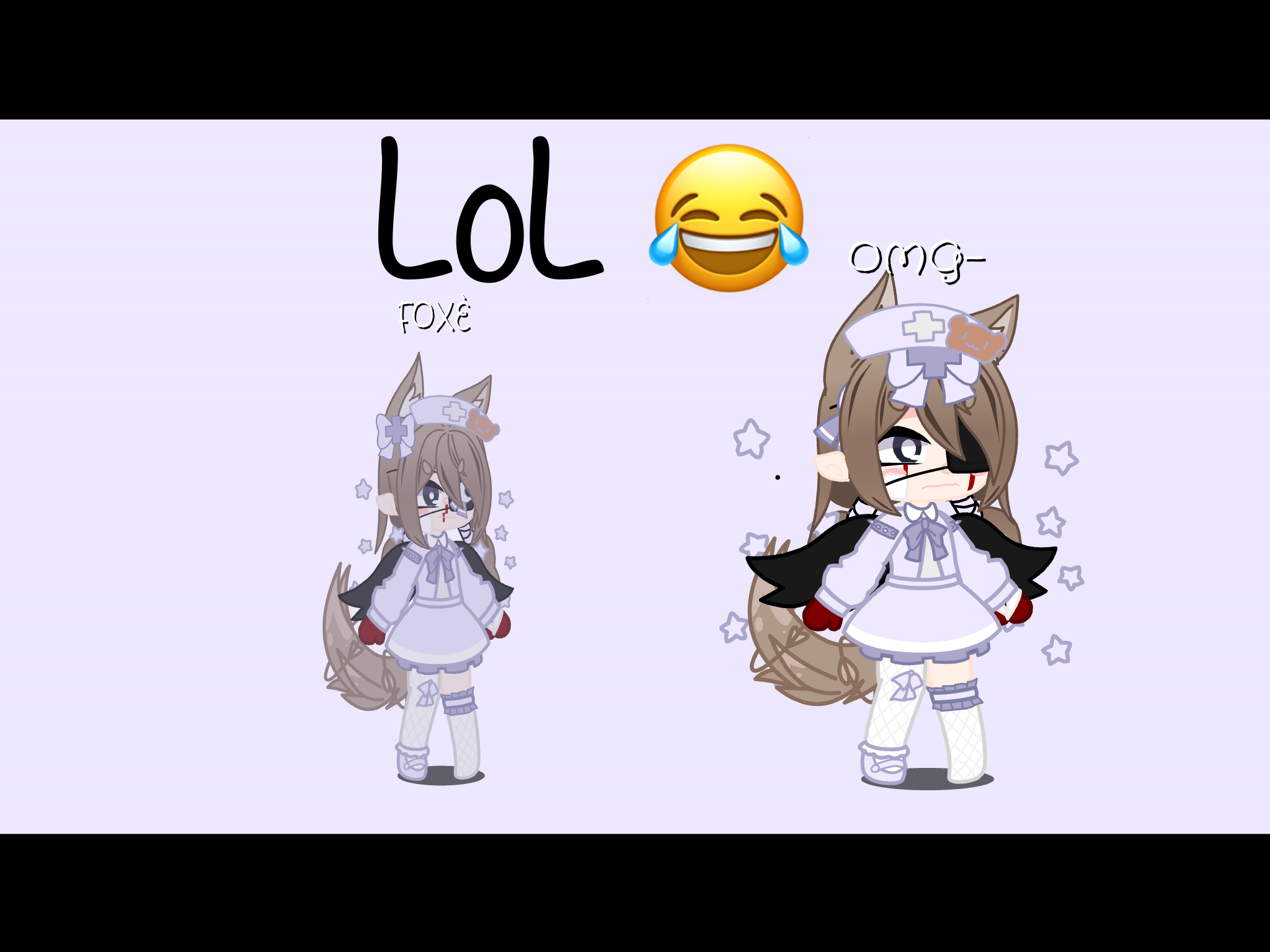 MY CHARACTER WITHOUT TINT+ADJUSTMENTS😂🤣 - ibisPaint