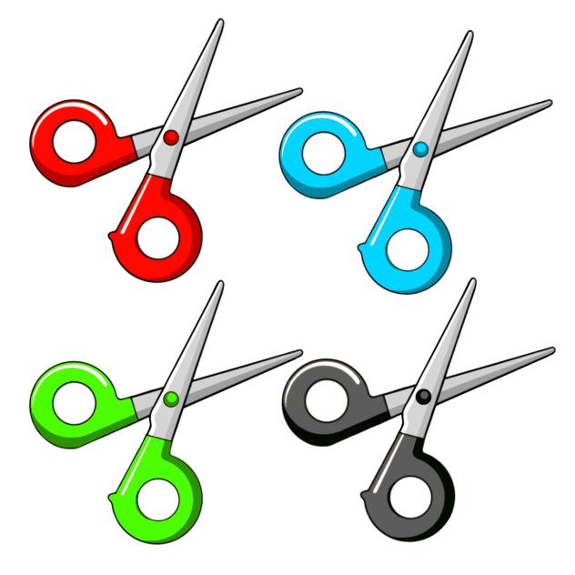 colourful scissors - ibisPaint