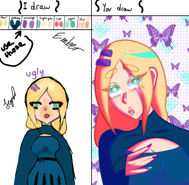 I draw u draw collab! - ibisPaint