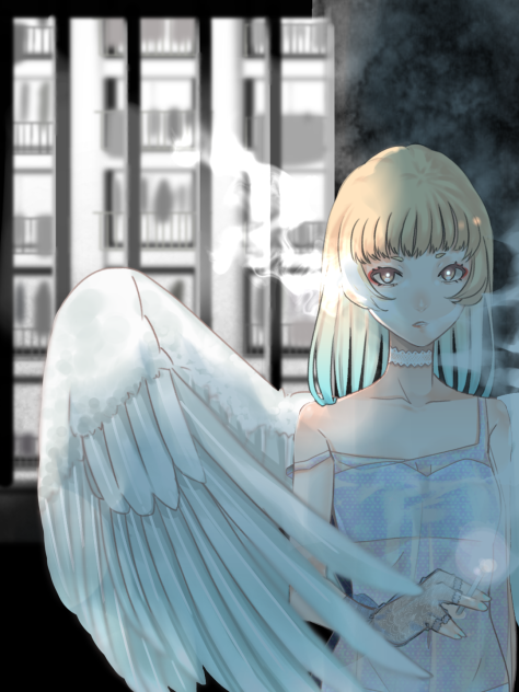 Le repos d'ange - ibisPaint