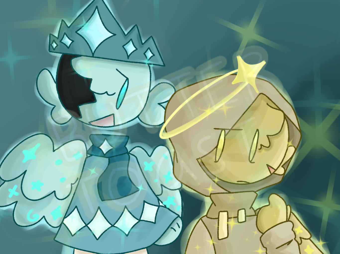 guiding and curious light - ibisPaint