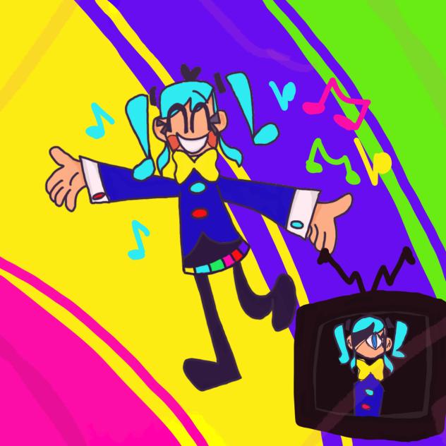 Static Miku fanart - ibisPaint