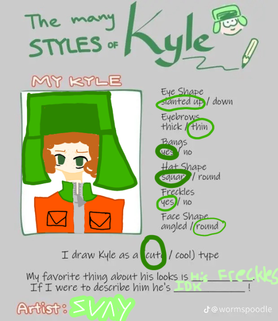 The way I draw Kyle - ibisPaint