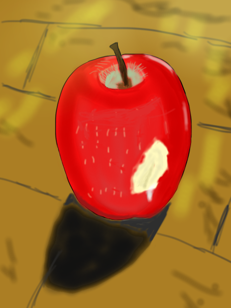 An apple - ibisPaint