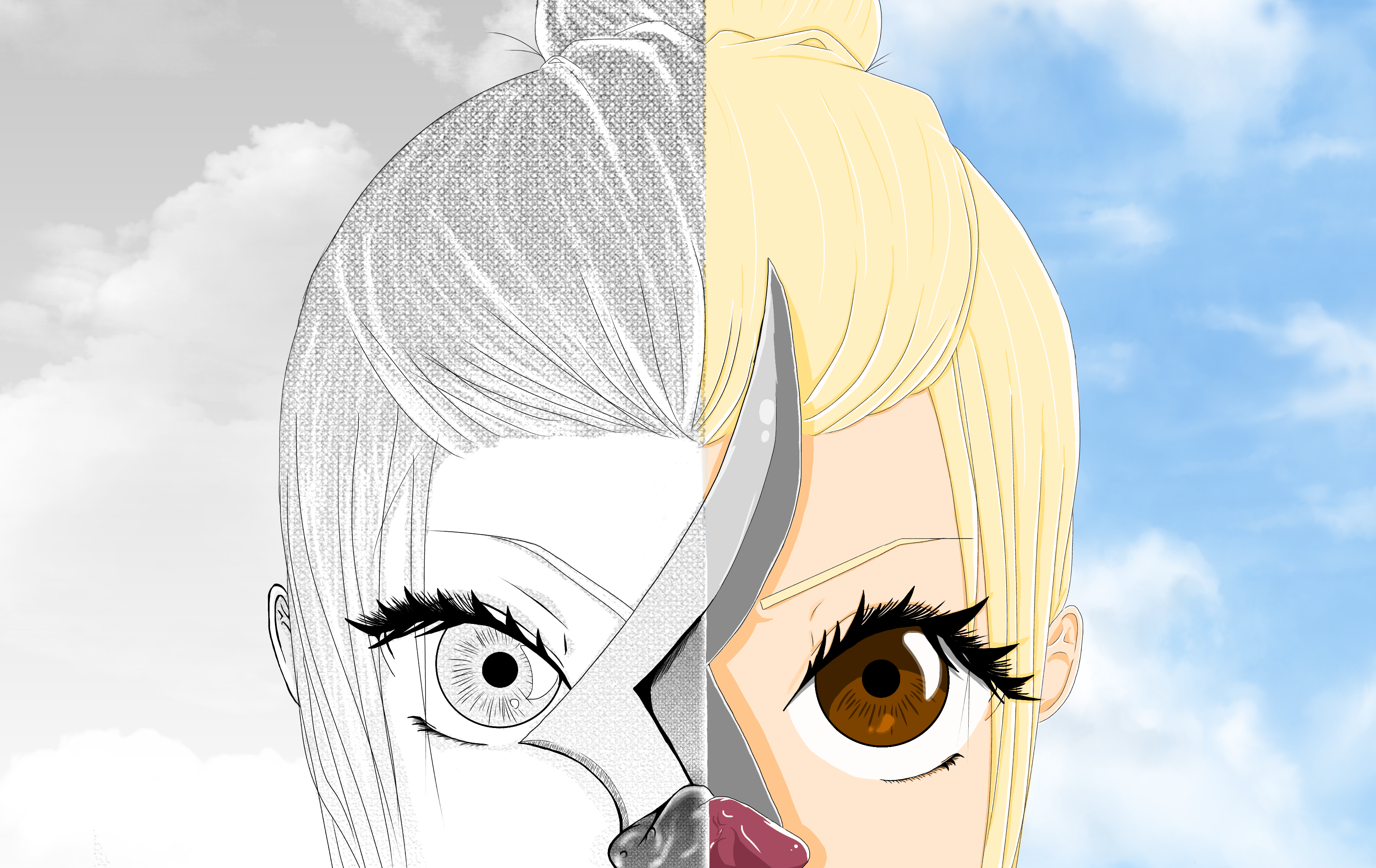 Parasyte Cover Art - ibisPaint