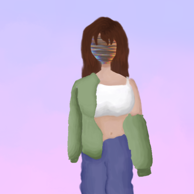 Glitch face - ibisPaint