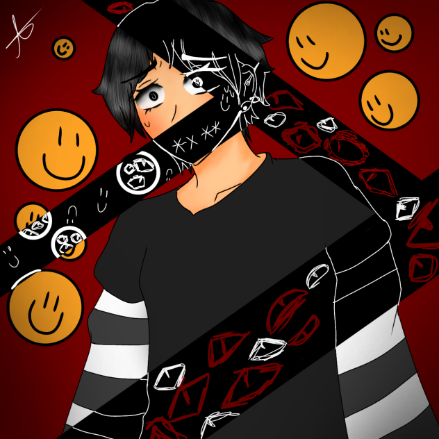 Happy,face - ibisPaint