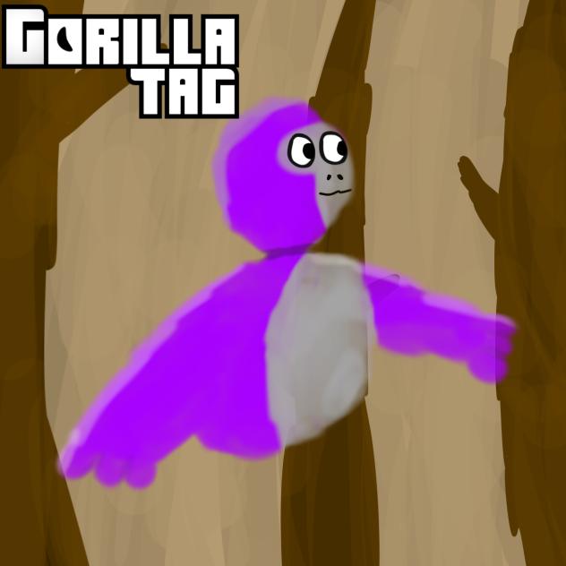 Purple Gorilla Tag Gorilla - ibisPaint