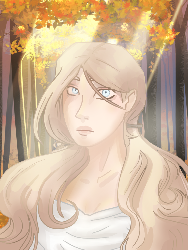 blonde girl - ibisPaint