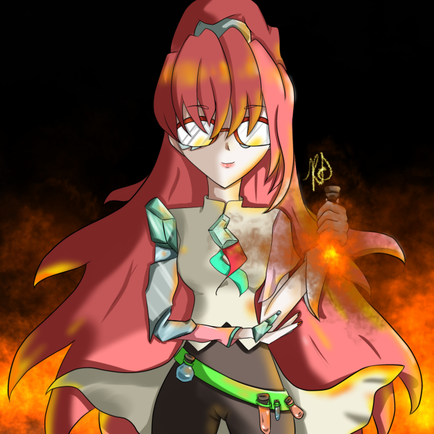 Mismatched mad scientist - ibisPaint