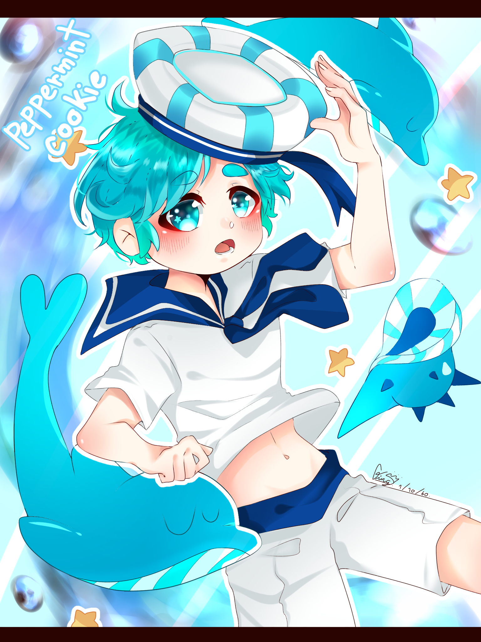 Peppermint cookie - ibisPaint