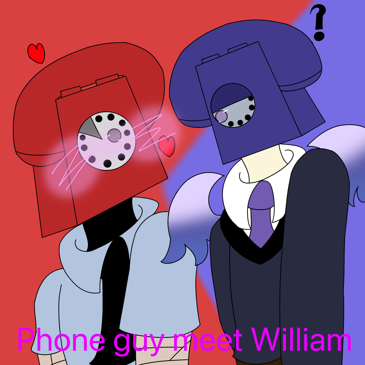 My phone guy meet my oc William - ibisPaint