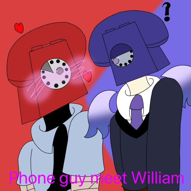 My phone guy meet my oc William - ibisPaint
