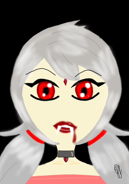 Vampire girl - ibisPaint