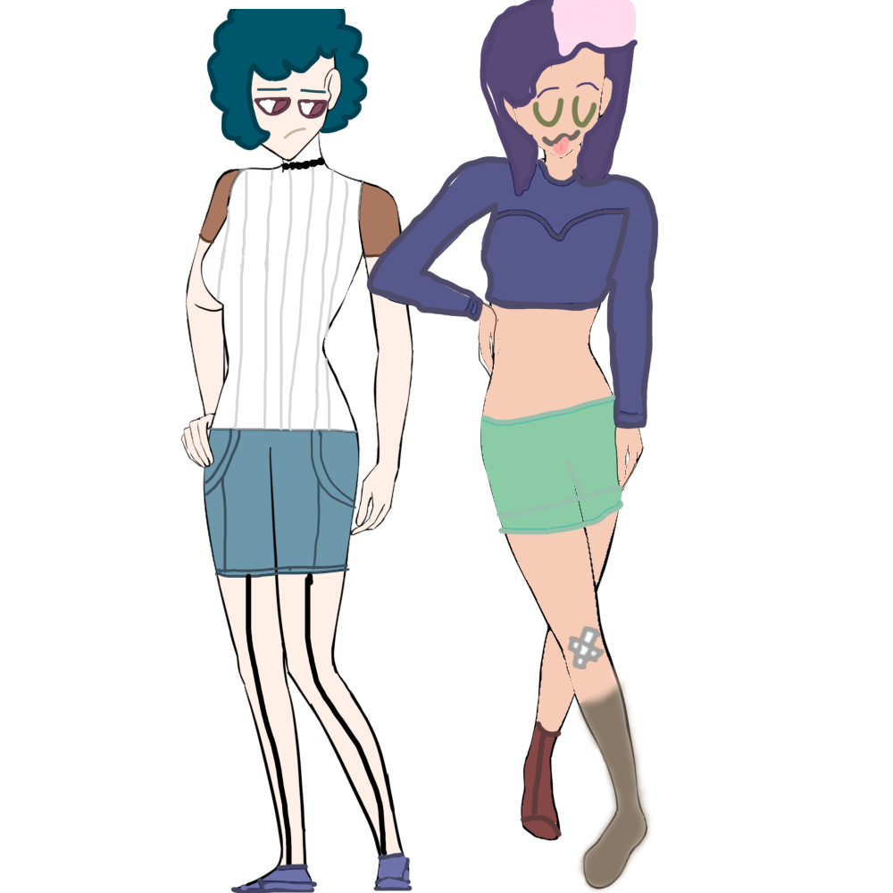 My lesbian couple - ibisPaint