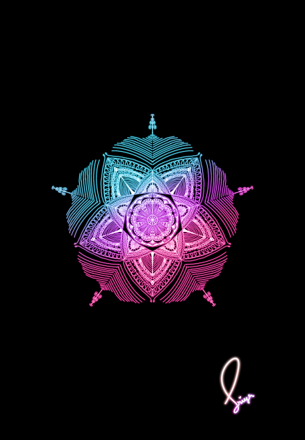 Mandala Art🎨 4 - ibisPaint