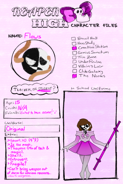 Reaper High! Flaws (Application) - ibisPaint