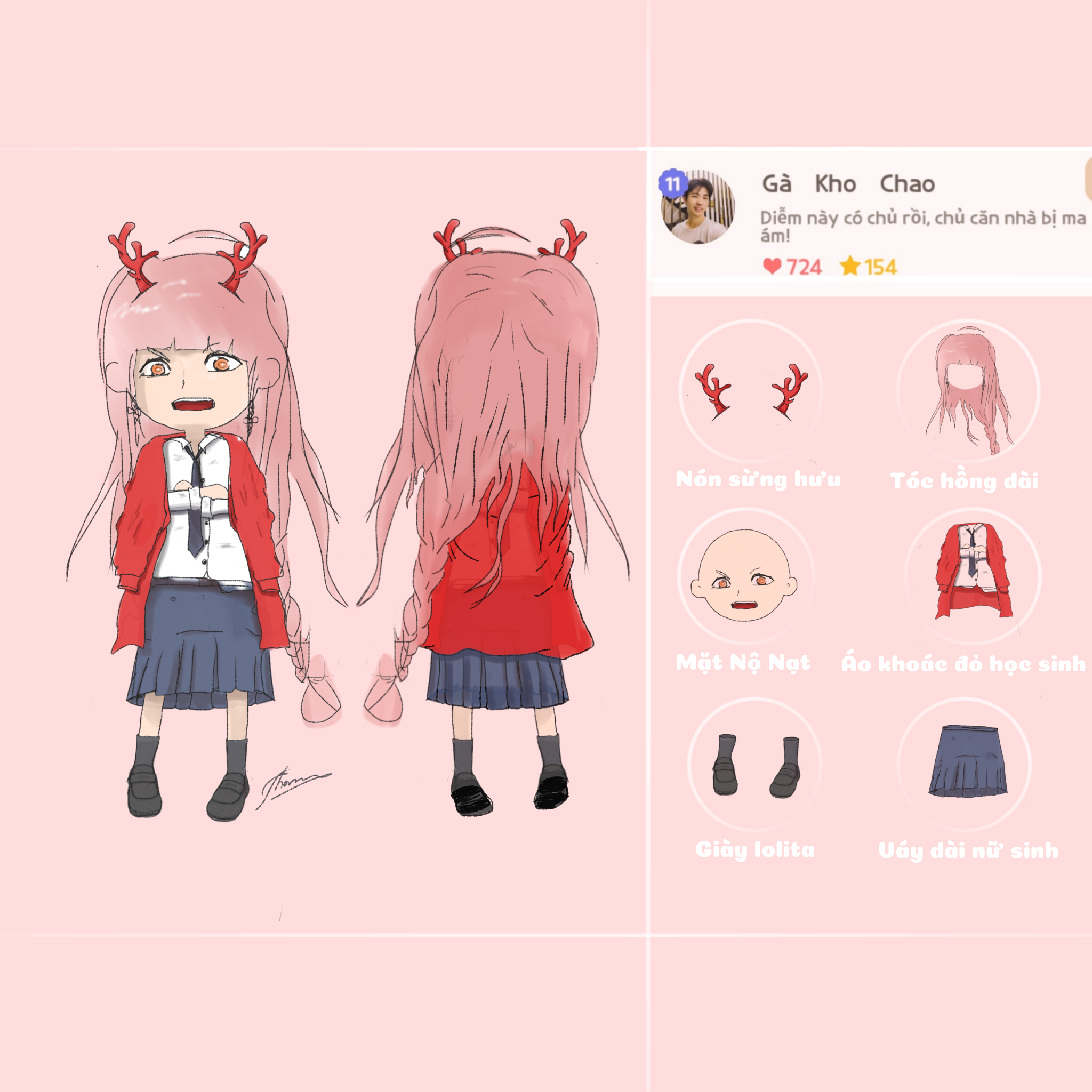 Mẫu #1 Thiết kế trang phục Play Together - ibisPaint