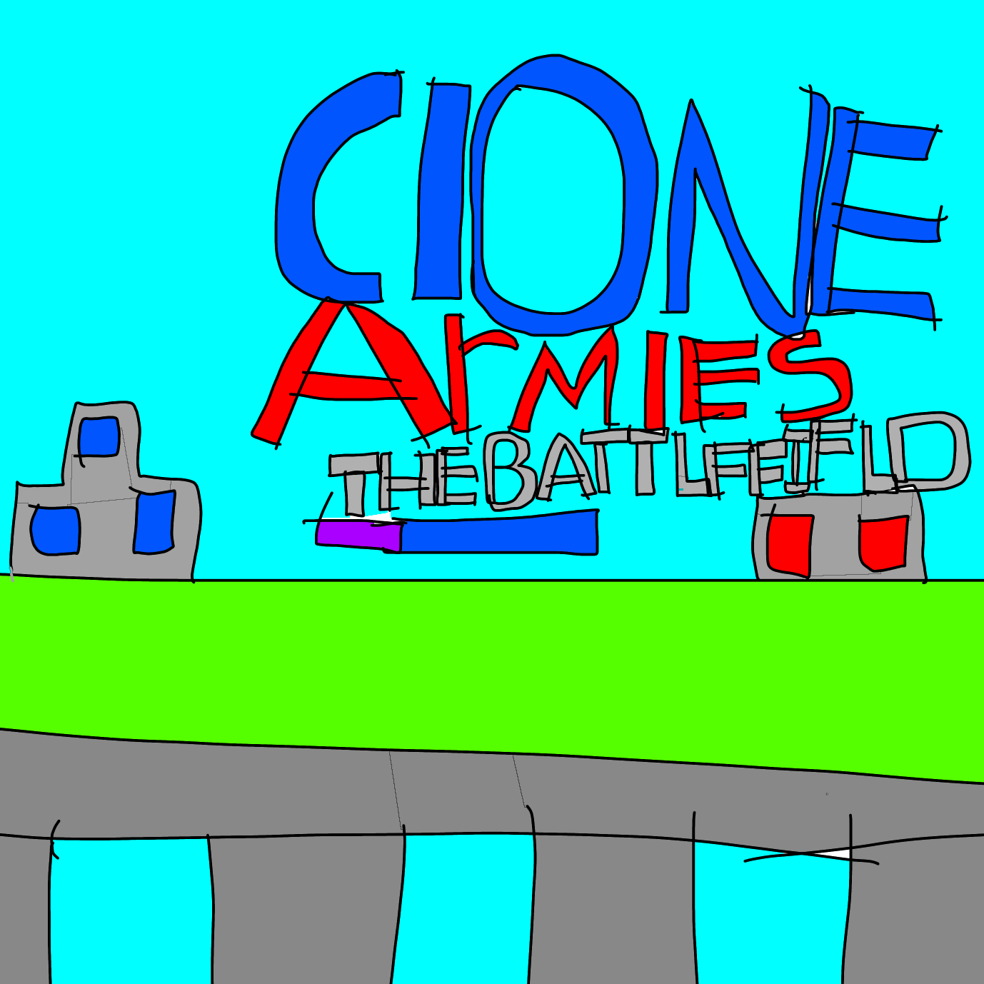 clone armiesVSredBOSS - ibisPaint