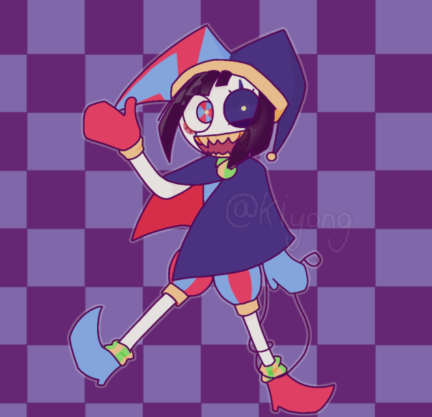 Pomni x Jevil - ibisPaint