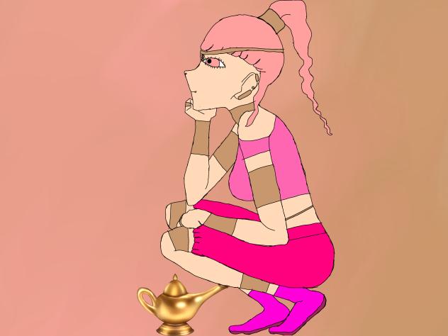 Genie Descendants oc - ibisPaint
