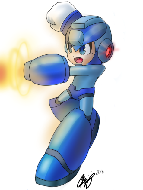 Megaman speed draw - ibisPaint