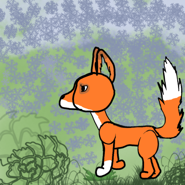 A RANDOM Fox!♡♡♡♡♡ - ibisPaint